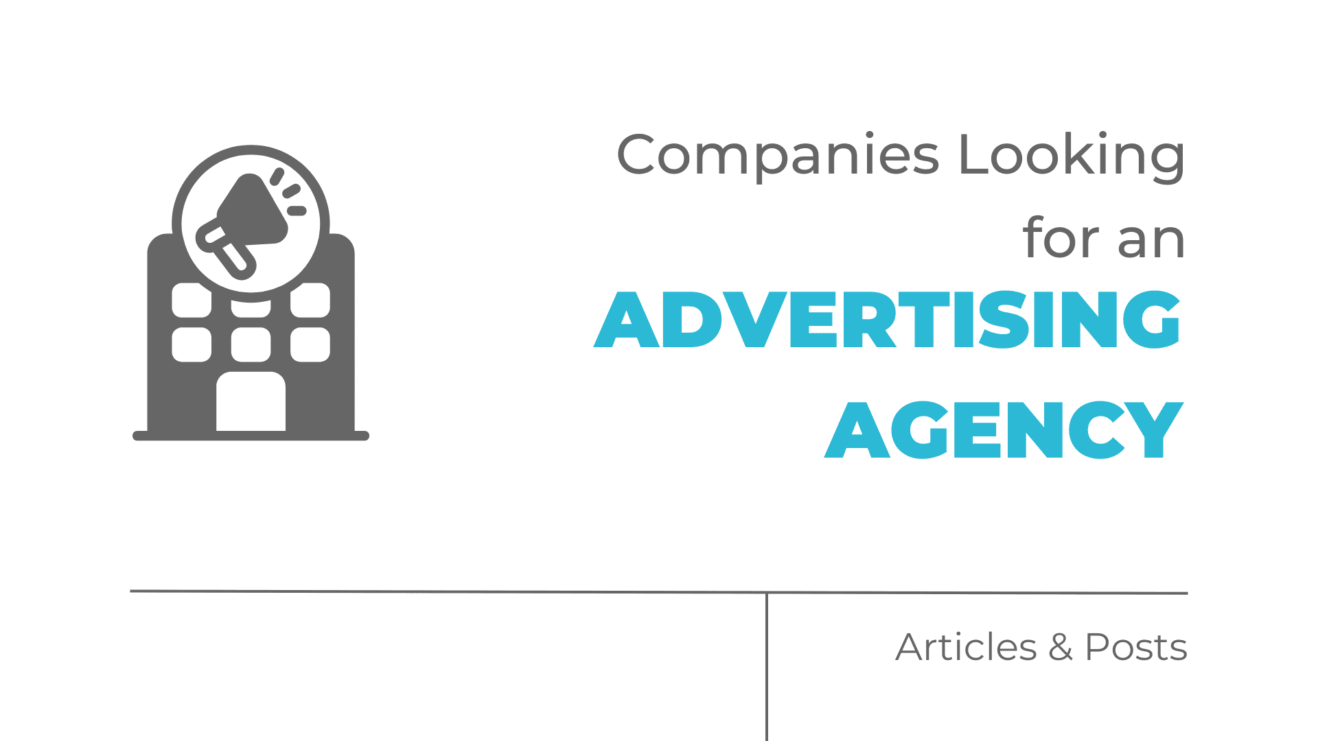 Companies Looking for an Advertising Agency - MOCK, the agency