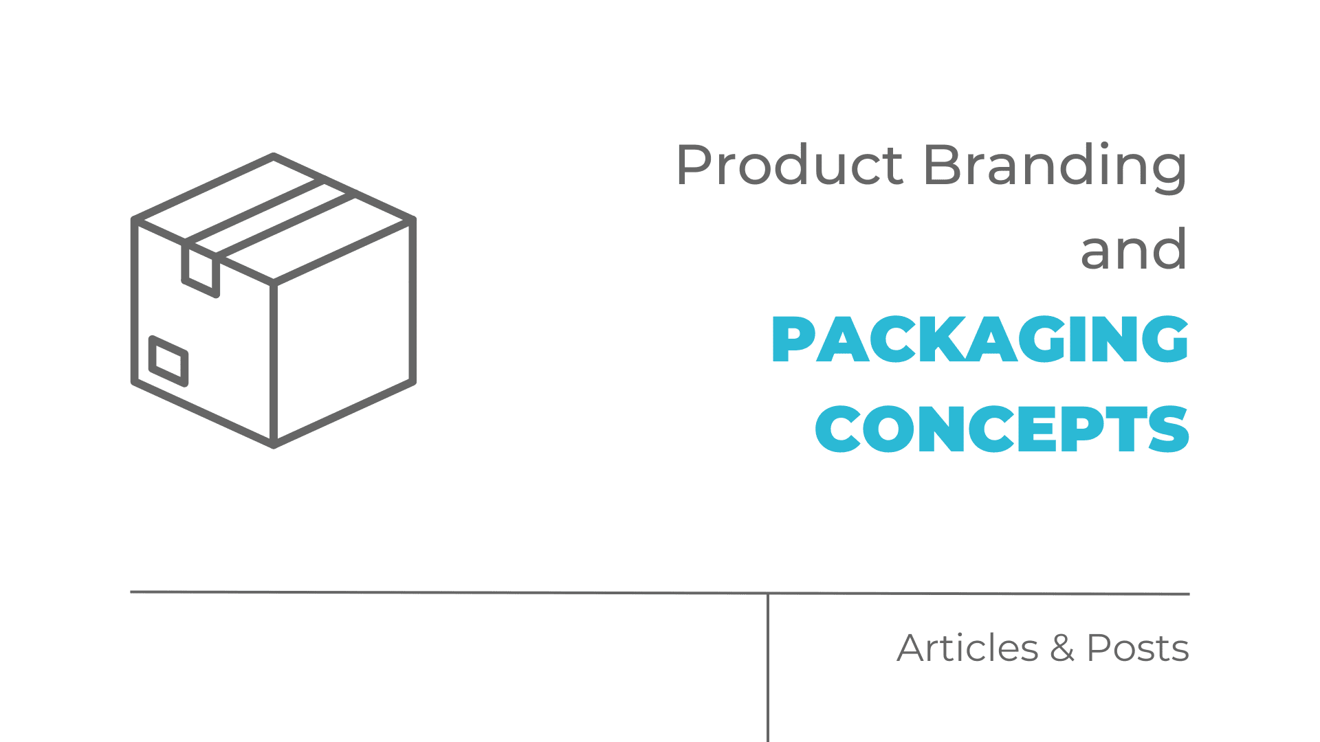 Product Branding and Packaging Concepts - MOCK, the agency